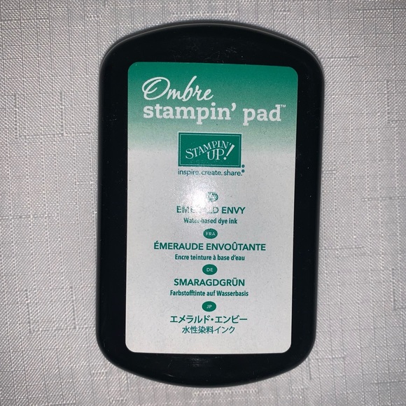 Stampin' Up! | Office | Ombre Emerald Envy Stamp Ink Pad Stampin Up ...